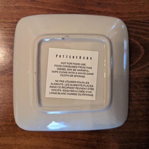 Pottery Barn | Accents | Pottery Barn Square Decorative Plate With ...